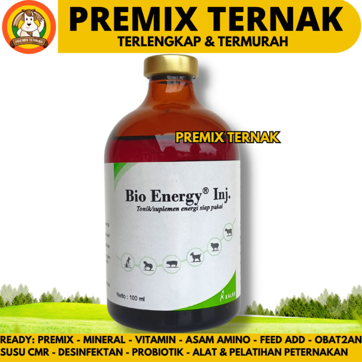 BIO ENERGY INJ 100ml - Vitamin ATP BioEnergy Hewan - Penguat Otot ...