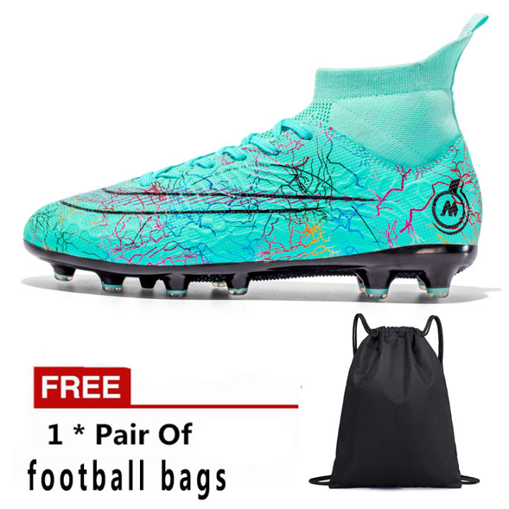 【บางกอกสปอต】 รองเท้าฟุตบซอล Predator AG+TF boots 33-46 รองเท้าฟุตบอล ถั ...