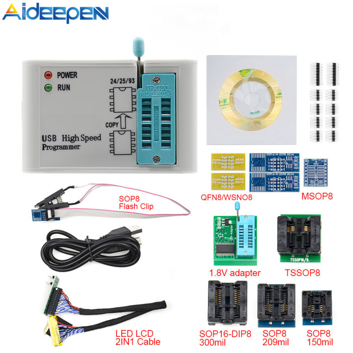 【READY】Aideepen EZP2019+ Programmer Kit High-Speed USB SPI BIOS Flasher ... 【READY】Aideepen EZP2019+ Programmer Kit High-Speed USB SPI BIOS Flasher ...