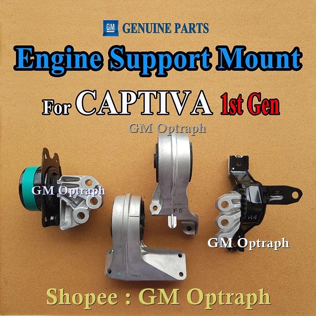 CAPTIVA Diesel 1st Gen 4x2 Engine Mount Support set ( GM Genuine Made ...
