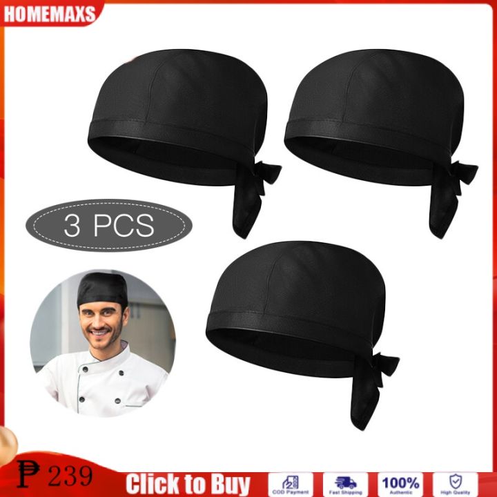 HOMEMAXS Pirate Chef Hat Waiter Uniform Cap Bakery BBQ Grill Hat ...