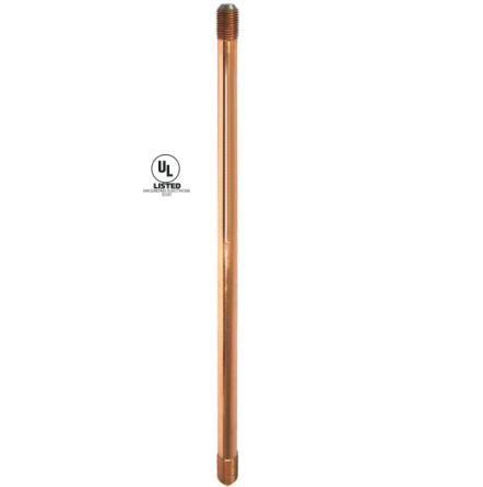 KUMWELL GRCBUT5810 Copper - Bonded Ground Rod, Threaded Type Rod Dia ...