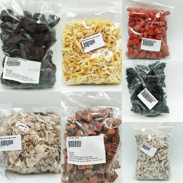 Dried Asam 500G Prune Kering Hitam/Kulit Limau /Buah Pala Halus /Haw ...