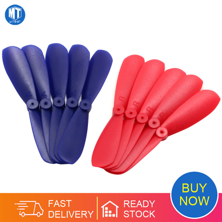 10ชิ้น46มม. 4.6ซม. 0.8มม. 1.0มม. CW CCW AB ใบพัดหลักพอดีกับมอเตอร์ไม่มีแกน716 615 720สำหรับโดรน ...