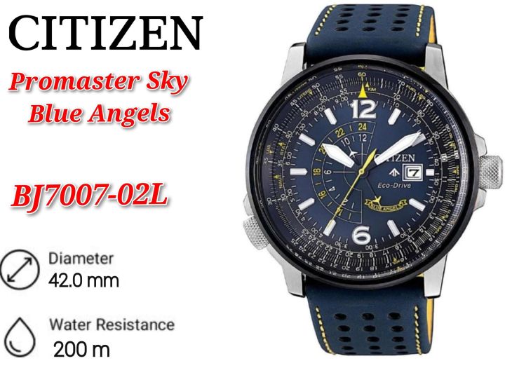 Citizen Promaster Nighthawk Men's Eco-Drive Blue Dial BJ7007-02L | Lazada