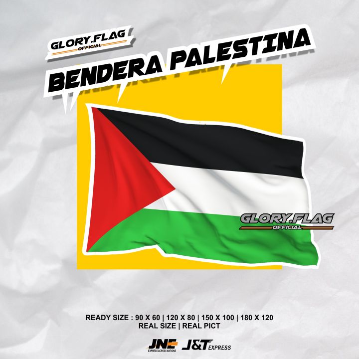 BENDERA PALESTINA | PALESTINE NATIONAL FLAG | Lazada Indonesia