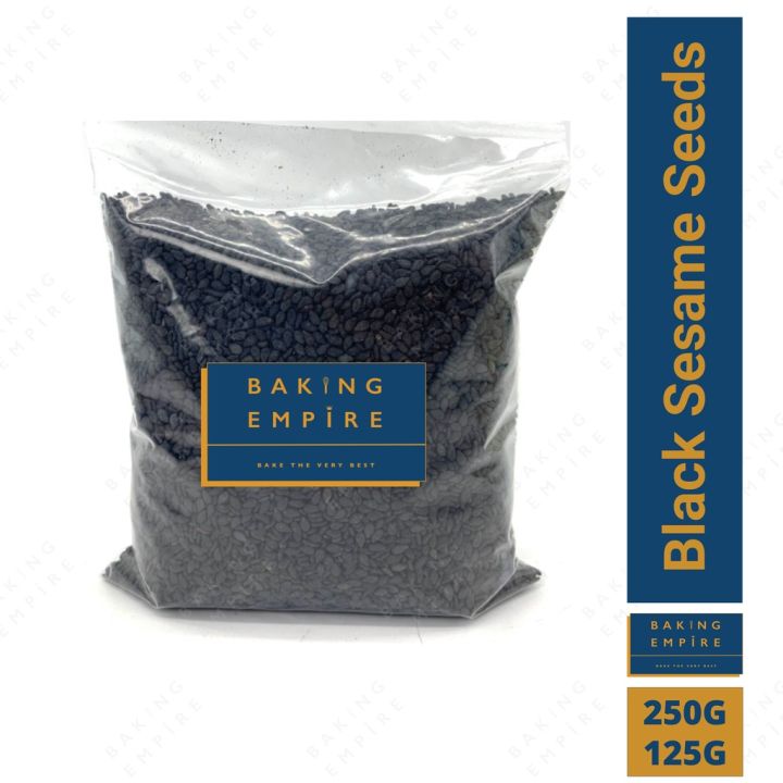 RAW Black Sesame / Bijan Hitam (125g / 250g) | Lazada
