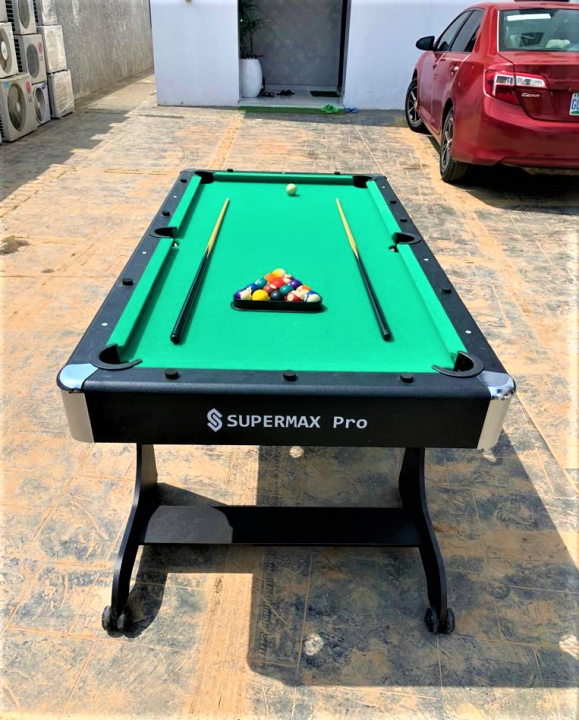 32x62 Inches SUPERMAX PRO Foldable Billiard Table | Lamesa ng Bilyaran ...
