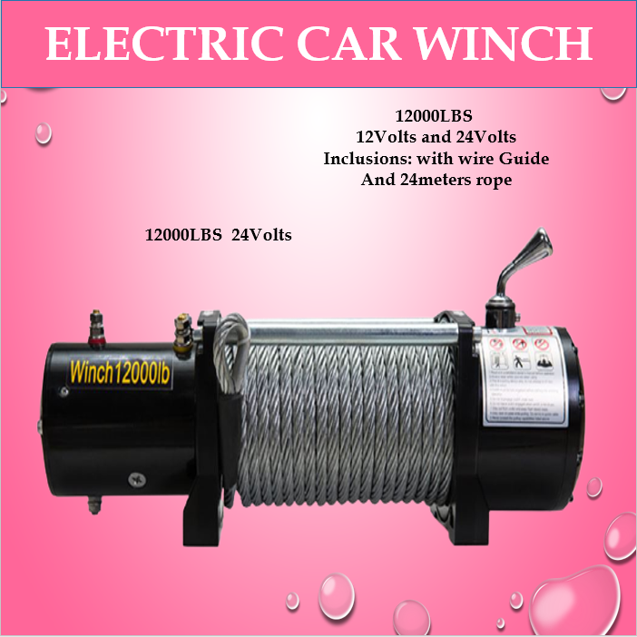 Hoisting Machine ELECTRIC CAR WINCH 12volts & 24volts HOT SALE HEAVY ...
