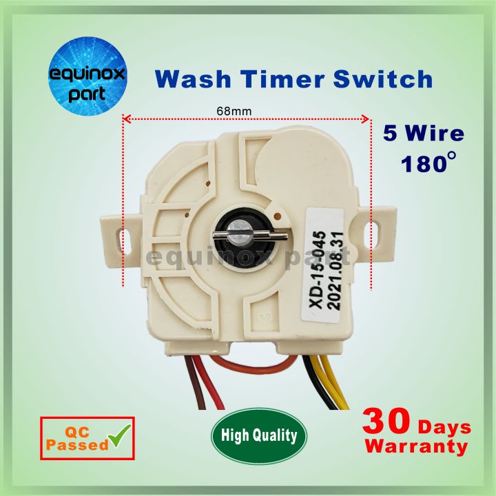 PWS-6002 PWS-9002 PWS-9004 Pensonic 5 Wire Washing Machine Wash Timer ...