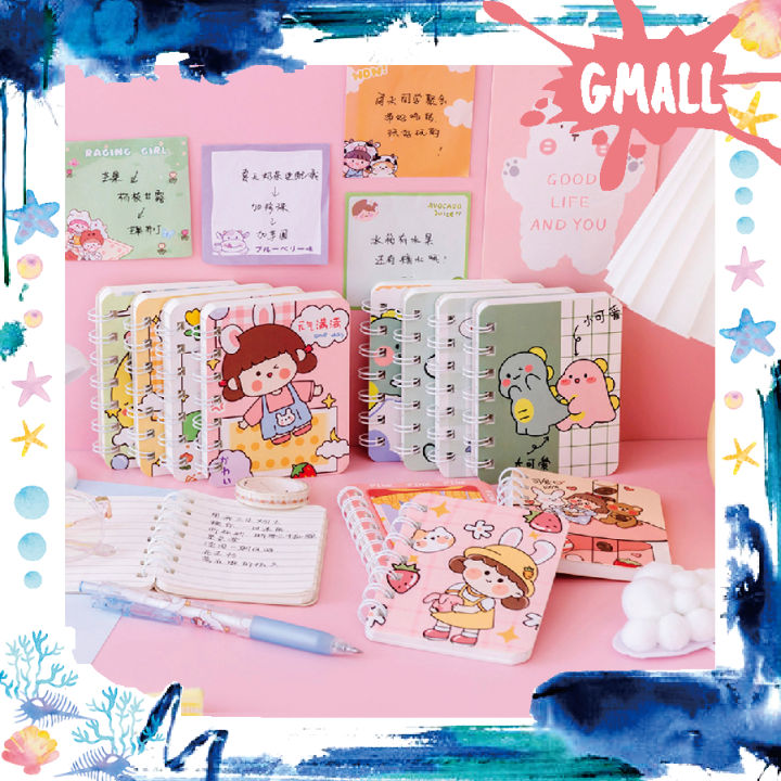 GM Lucu Notebook Mini A7 Buku Tulis Sekolah Book Kecil 80 Lembar Kartun ...