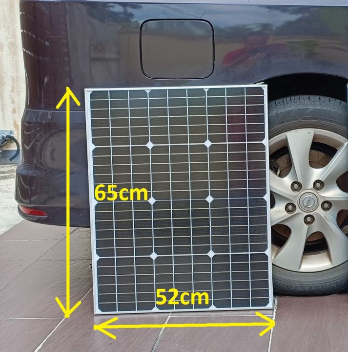 60W Solar Panel with MC4 and Diode*Monocrystalline*FREE 12V LED Light ...