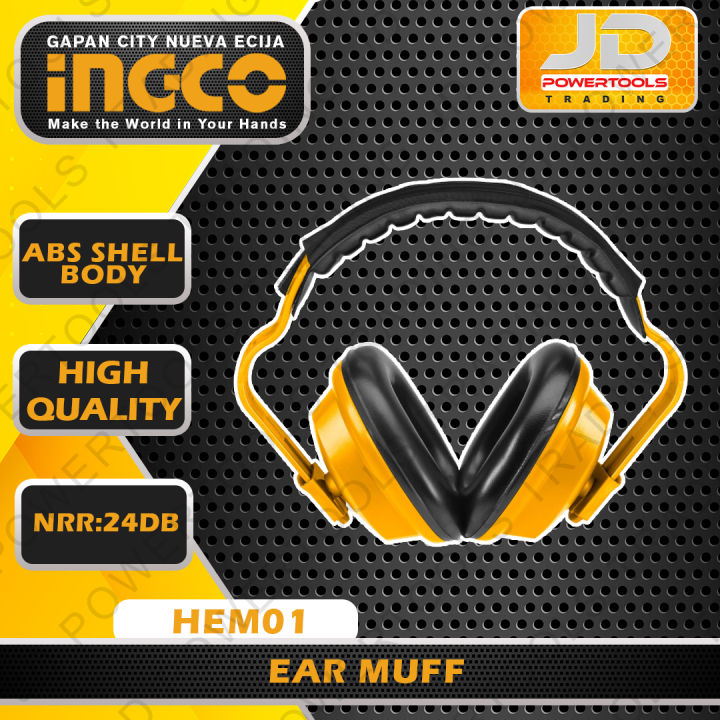 Ingco HEM01 24db Ear Muff for Ear Protection | Lazada PH