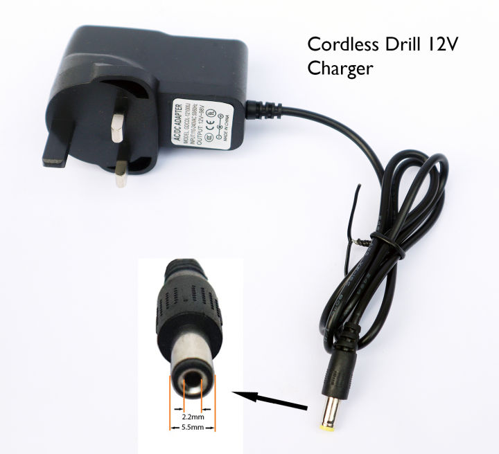 12V Charger Cordless Drill 12V Charger for 12V Rechargeable Battery ...