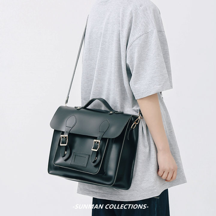 Retro postman bag boy fashion trend backpack ins tide brand student bag ...