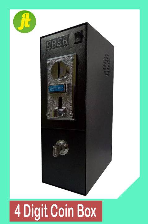PISONET UNIVERSAL Slot Metal 4 Digit Timer with big Relay, and Coin Box ...
