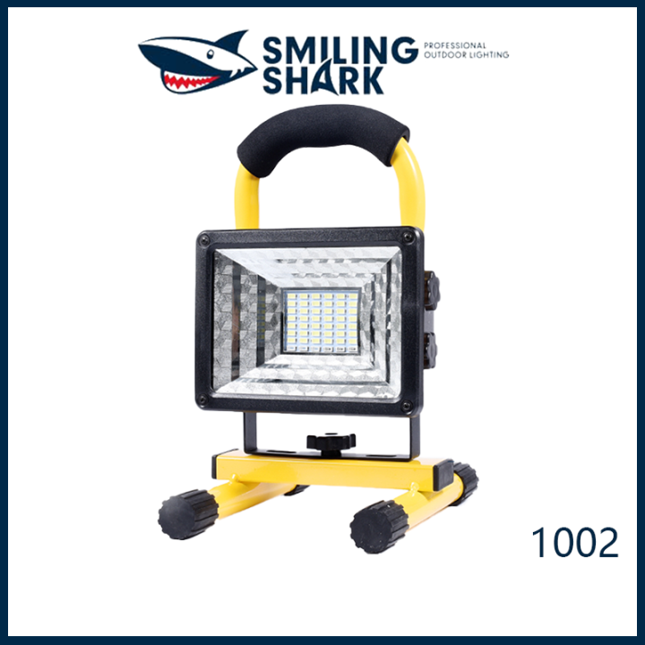 SmilingShark 1002 LED Work Light Emergency Stand Lamp 18650 USB ...