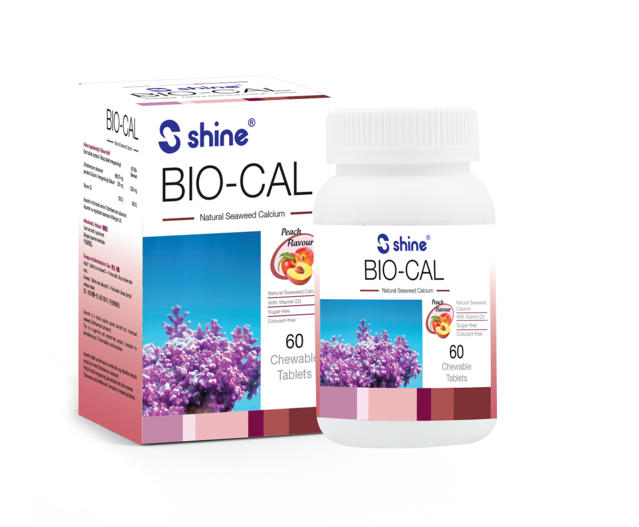 Shine Bio Cal Natural Seaweed Calcium 60's | Lazada
