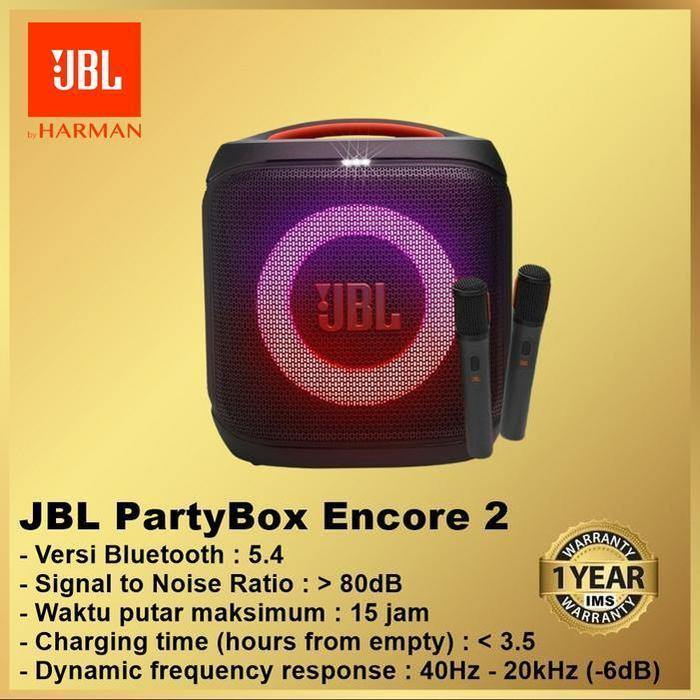 JBL PartyBox Encore 2 Portable Party Speaker with Powerful Sound Party ...