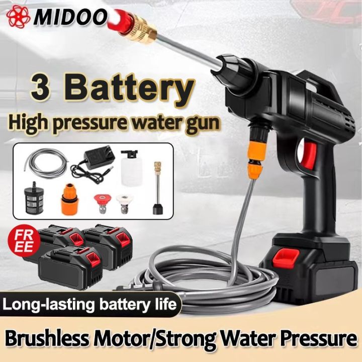 Best selling Cordless Car Washer Portable High Pressure Washer 24V Car Wash Set Wireless High ...