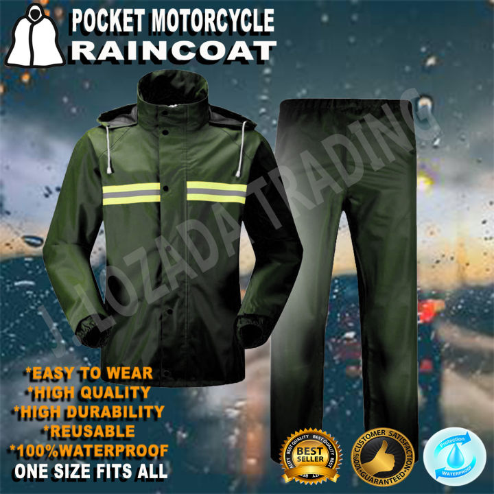 HIGH QUALITY RAINCOAT, KAPOTE, VULCANIZE STITCH WITH BAG (MAKAPAL PVC ...