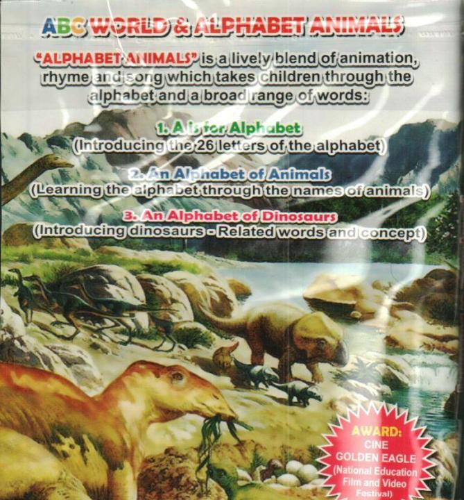 ABC World And Alphabet Animals VCD Aninmation, Rhyme and Songs Through ...