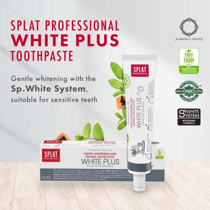 SPLAT Professional Series White Plus Toothpaste 40ML | Lazada PH