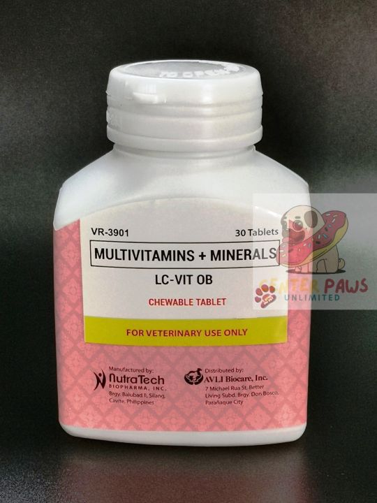 (Best Deal) LC-Vit OB Multivitamins + Minerals (30 Chewable Tablets LC ...
