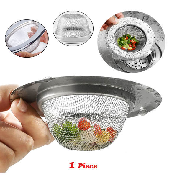 SINKSTRAINER - 1 Piece Sink Strainer Stainless Steel Net Kitchen-sink ...