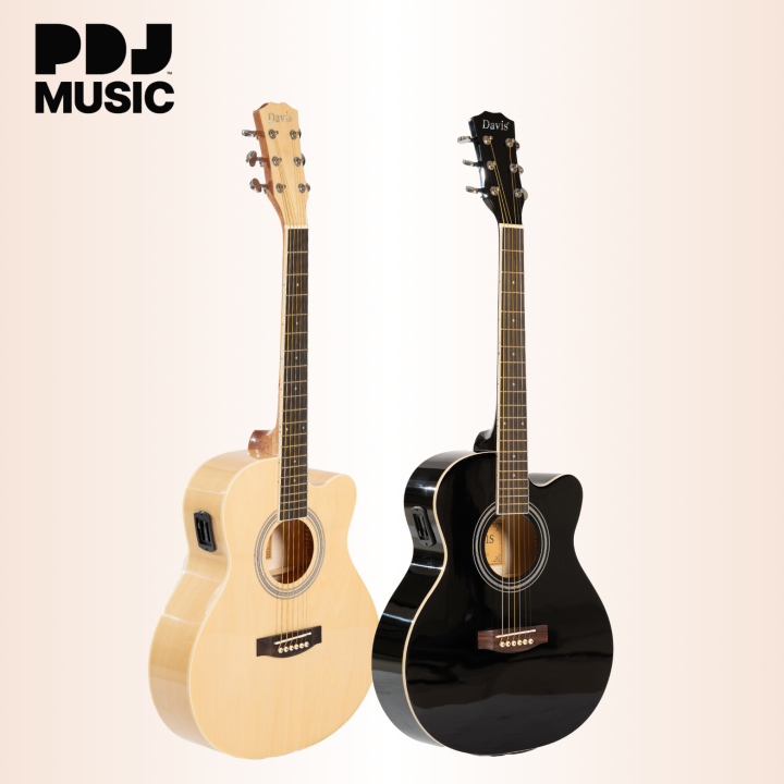 Davis DA36 with 2-way Equalizer Acoustic Guitar with Guitar accessories ...