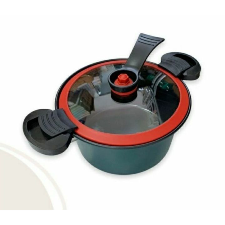 Panci Presto Teflon Viral 3'5 liter/pressure cooker 22 cm | Lazada Indonesia