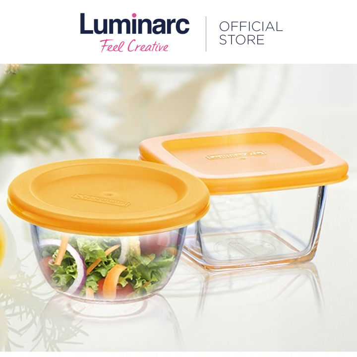 Luminarc L3723 Mini Container 2pcs 20cl Food Storage Set Microwaveable ...