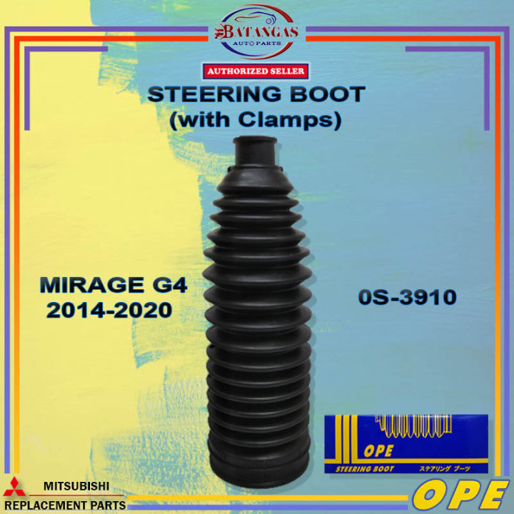 STEERING BOOT (with clamps) for MITSUBISHI MIRAGE G4 (2014-2020) [0S ...
