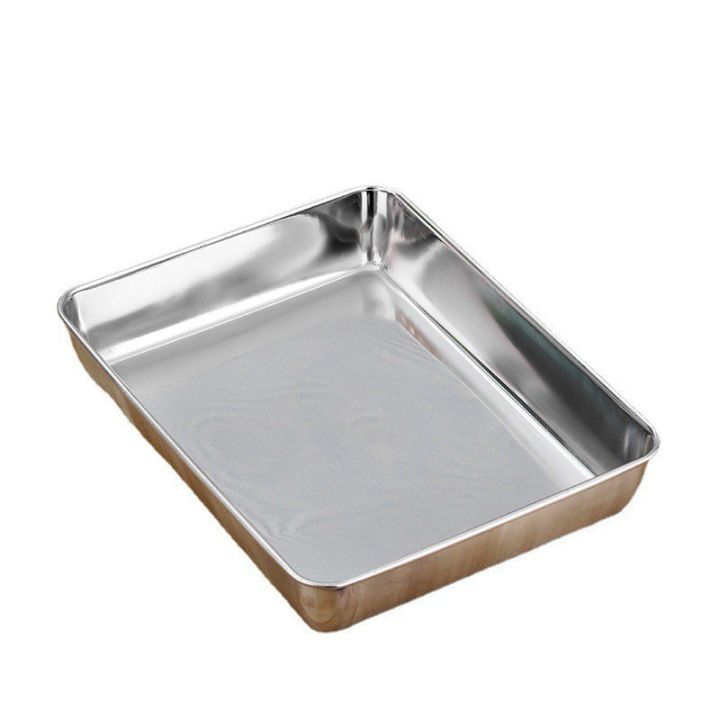 Stainless Steel Food Tray Large Size Japanese Style Food Pan ...
