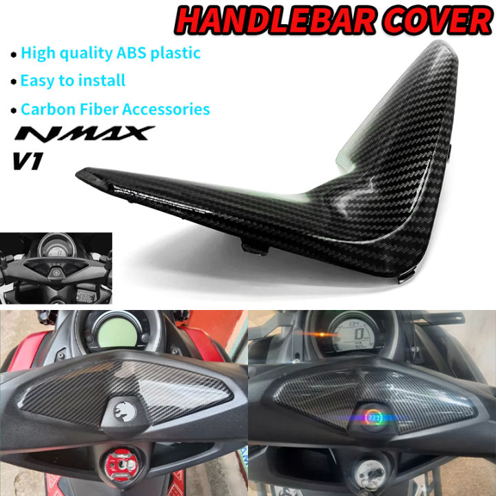 Pinph YAMAHA NMAX V1 Handle Bar Cover Carbon T-5464 Handle Bar Garnish ...