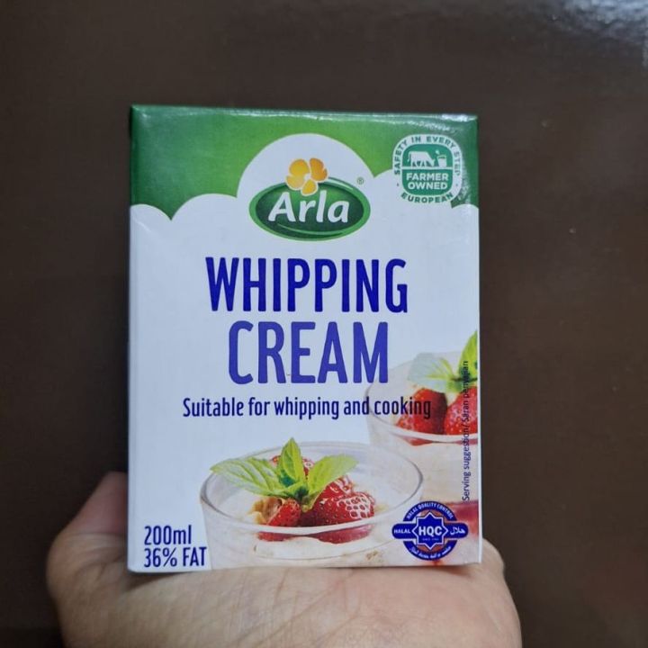 WHIPPING CREAM ARLA 200ML // WHIP CREAM HALAL 1lt // CLASSIC CREAM ...