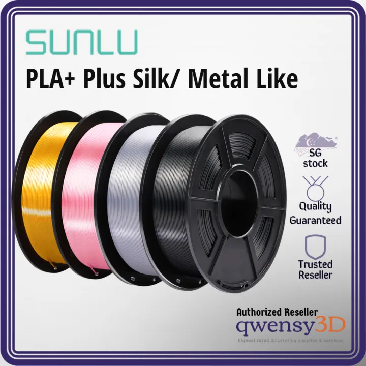 Sunlu PLA+ Silk Filaments -Reliable 3D Printing Filament with Metal ...