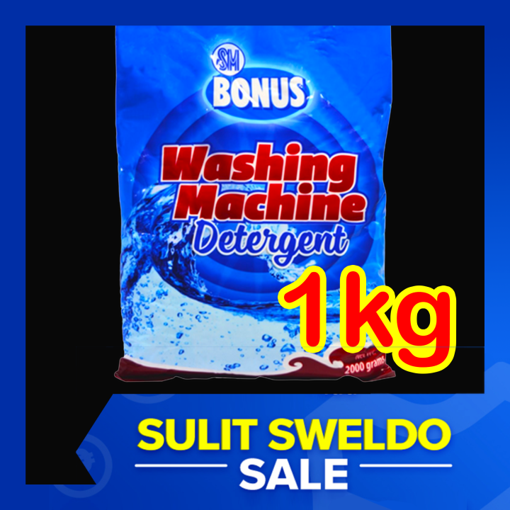 1kg SM Bonus WASHING MACHINE DETERGENT POWDER LAUNDRY Detergent Powder ...