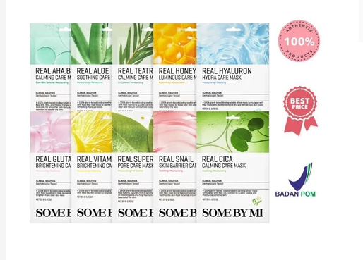 SOMEBYMI Real Care Sheet Mask 20g | Lazada Indonesia