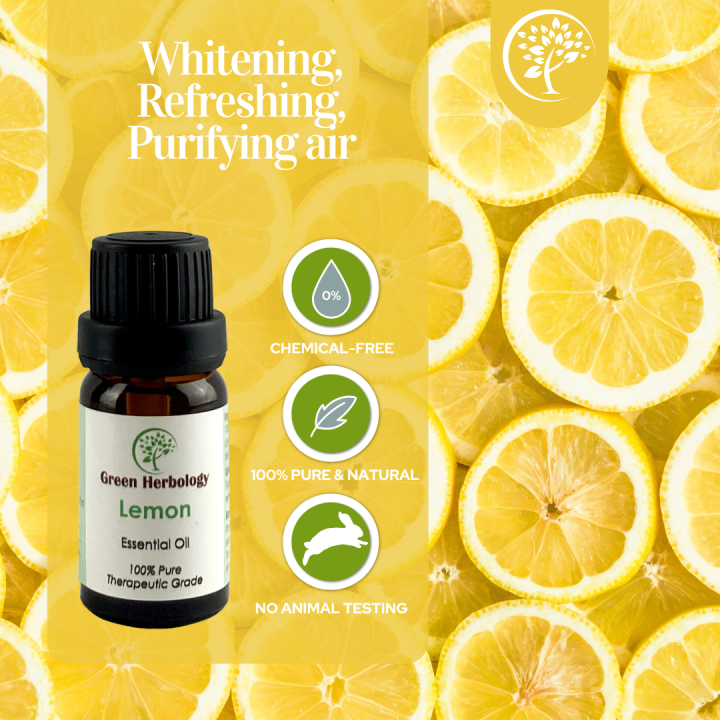 Pure Lemon Essential Oil (With ISO-9001 Cert) | Lazada