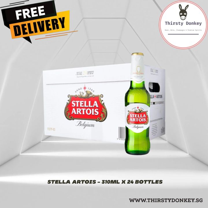 Stella Artois - 310ml x 24 bottles (BBD: 03/2026) | Lazada Singapore