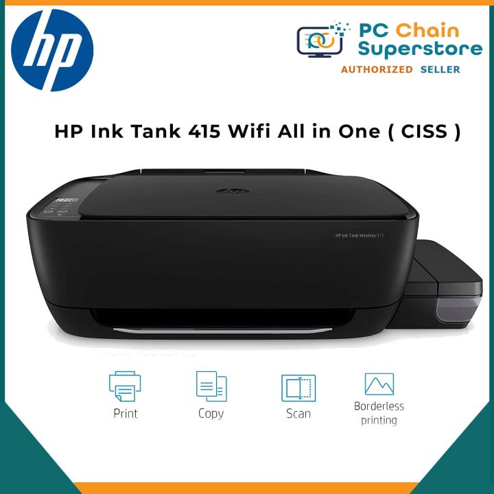 HP Ink Tank 415 Wifi All in One ( Print Copy Scan ) Photo and Document ...