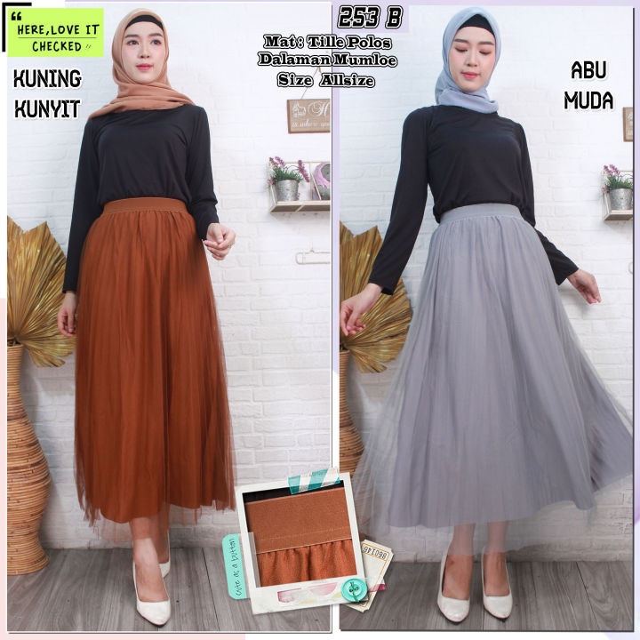 Rok tille | rok tutu polos | tutu Lebar | Harga Spesial | Lazada Indonesia