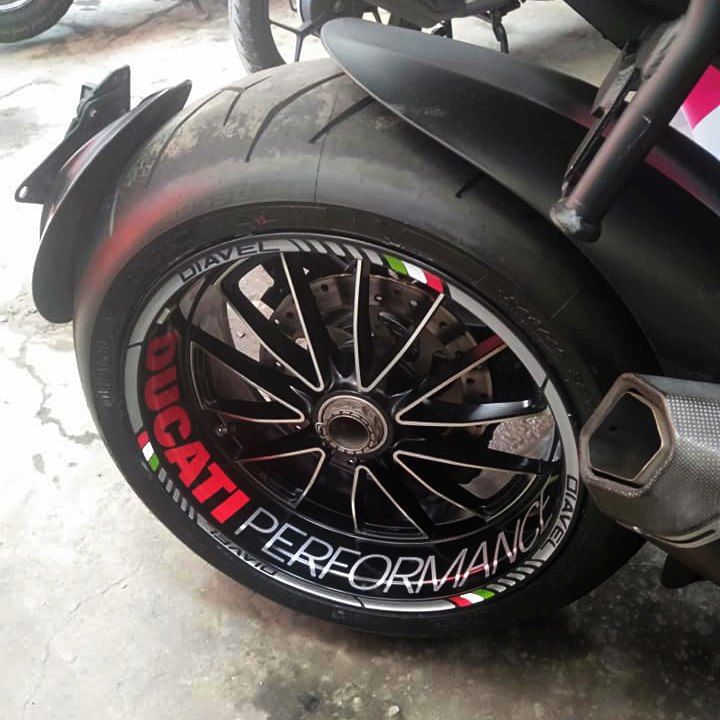 Ducati Diavel Mags Sticker Wheel Decals | Lazada PH