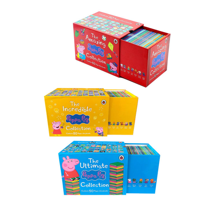 50 Books The Peppa Pig Collection Storybook for Toddler Learning Book ...