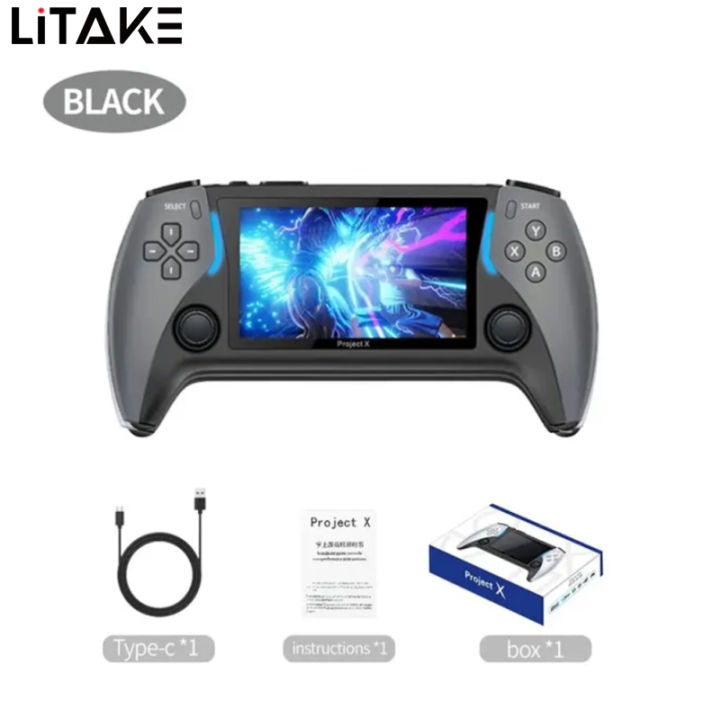 PROJECT X Retro Handheld Game Console 4.3-inch IPS Screen Compatible ...
