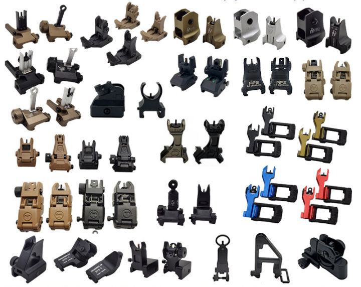 [Metal Sight] KAC300/DD/PRO/Magpul Metal Sight Front and Rear Folding ...