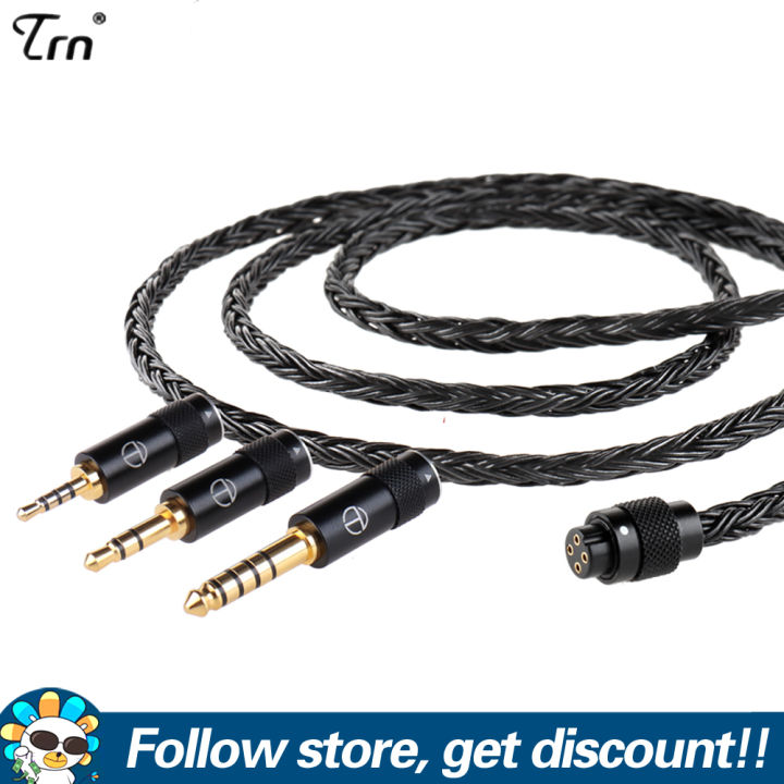 FAAEAL TRN T2 Pro 16 Core เปลี่ยนสายหูฟัง4.4มิลลิเมตร/2.5มิลลิเมตร/3.5มิลลิเมตรกับ Mmcx/ 2PIN 0. ...