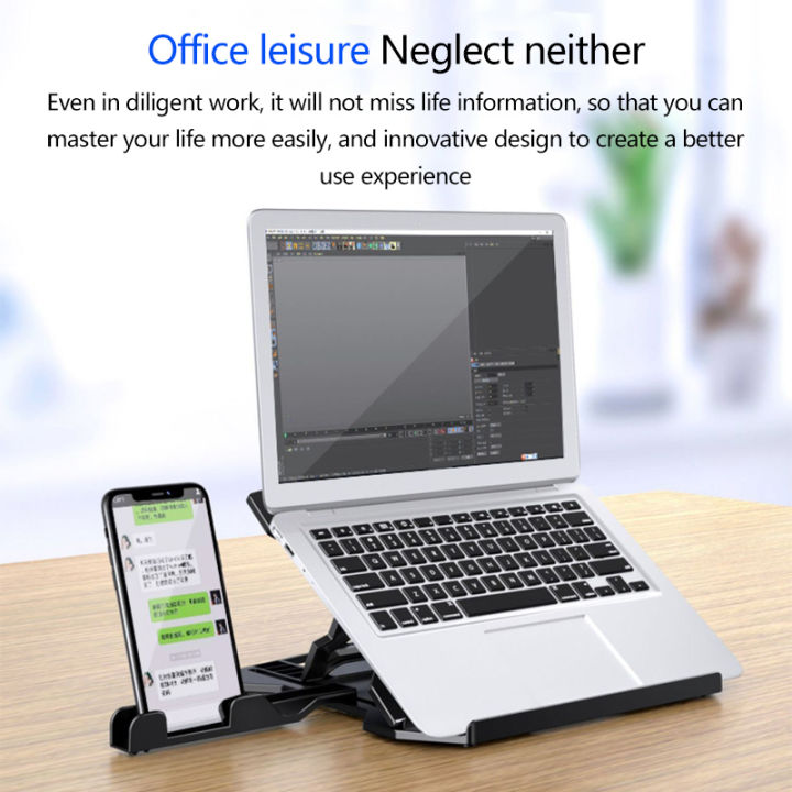 Laptop Stand Adjustable 8 Levels with Rotating Base for Desk | Lazada PH