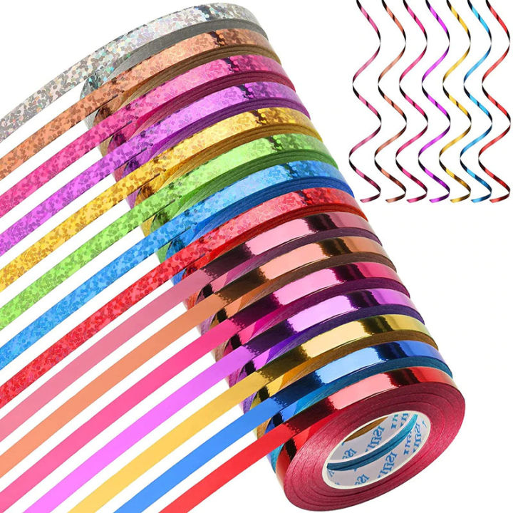 Curling Ribbon Laser 5mmx10m Party Balloons 1199xx | Lazada PH